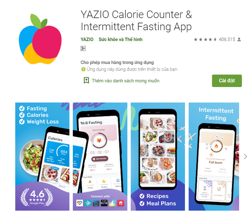 15 app tính calo chuẩn xác, miễn phí, hỗ trợ giảm cân hiệu quả